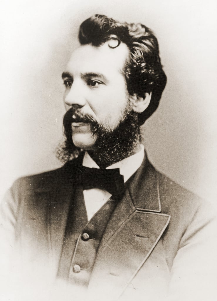 Alexander Graham Bell, 1876 (Sepia Foto)